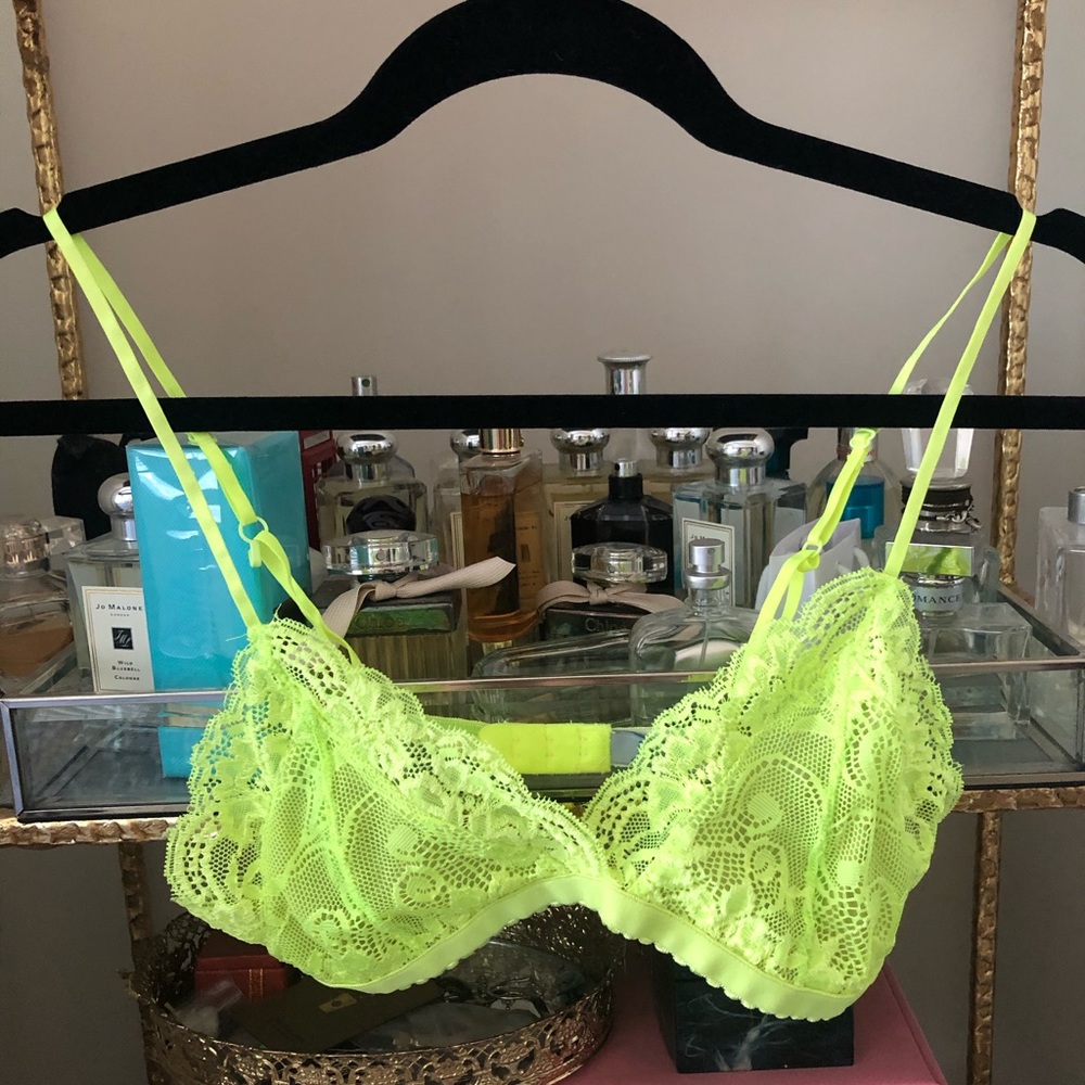 Neon Green Lace Bralette South Moon Under Brand - Gem